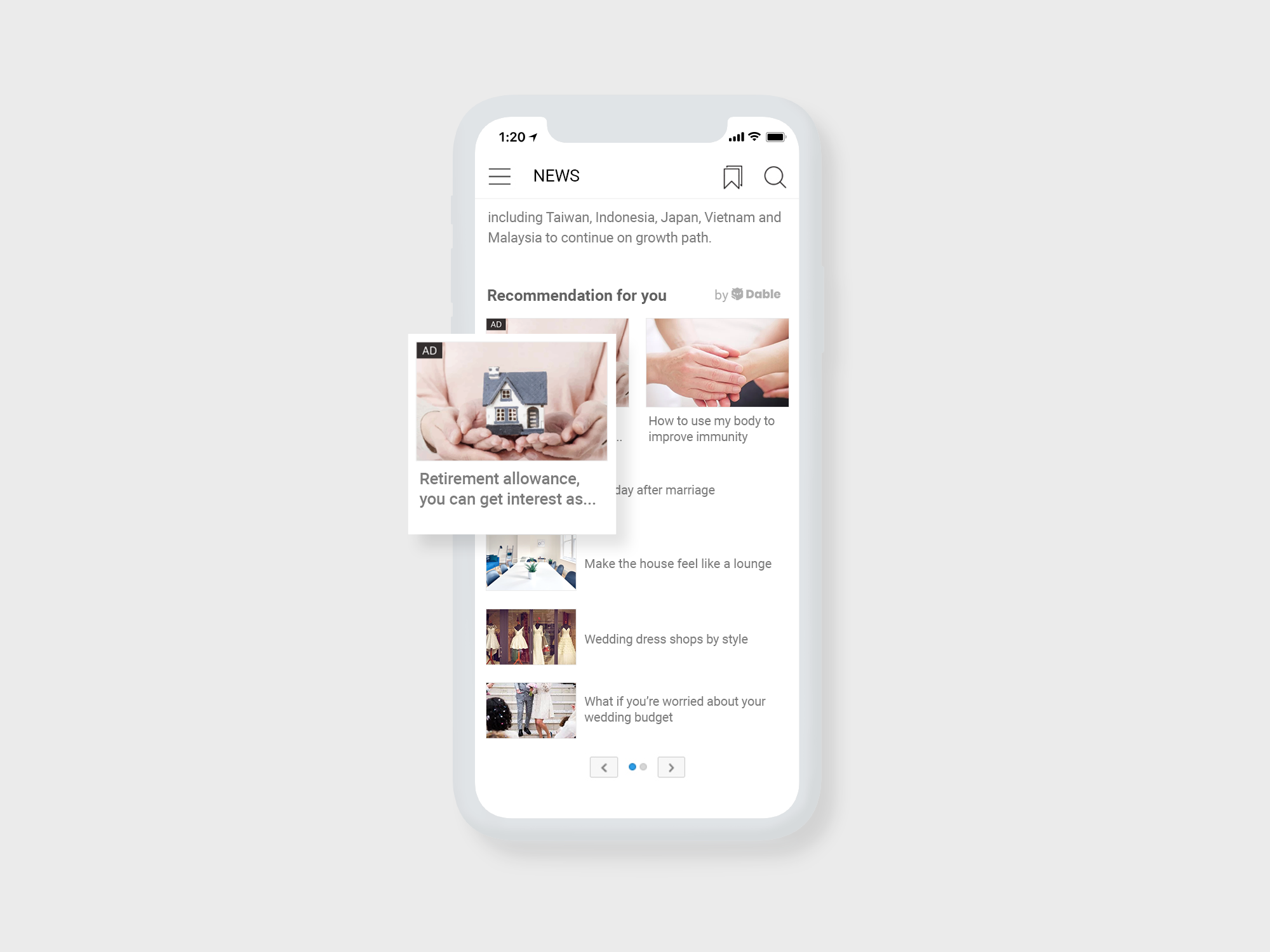 Discovering the Right Customers with Native Ads | Dable